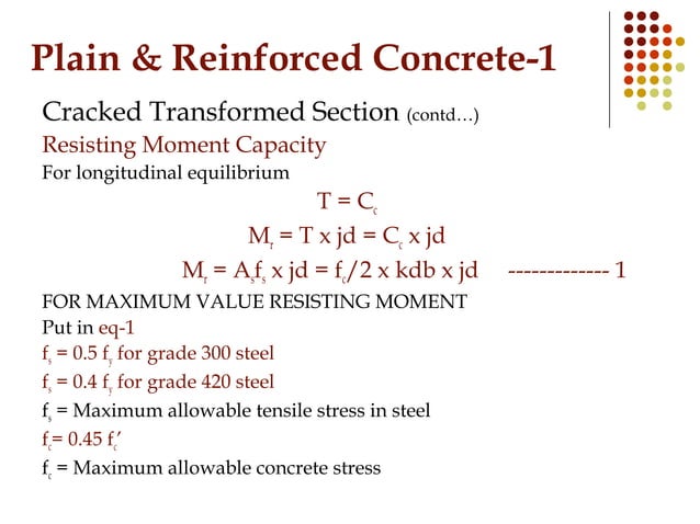 Lec 6-flexural analysis and design of beamns | PPT
