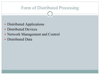 Lec 6 (distributed processing ) | PPT