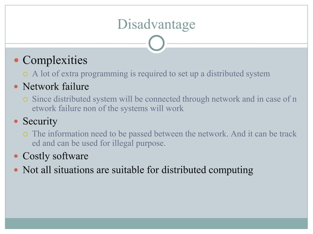 Lec 6 (distributed processing ) | PPT