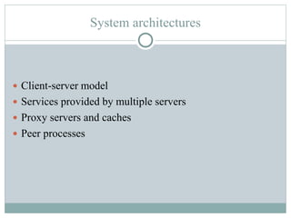 Lec 6 (distributed processing ) | PPT