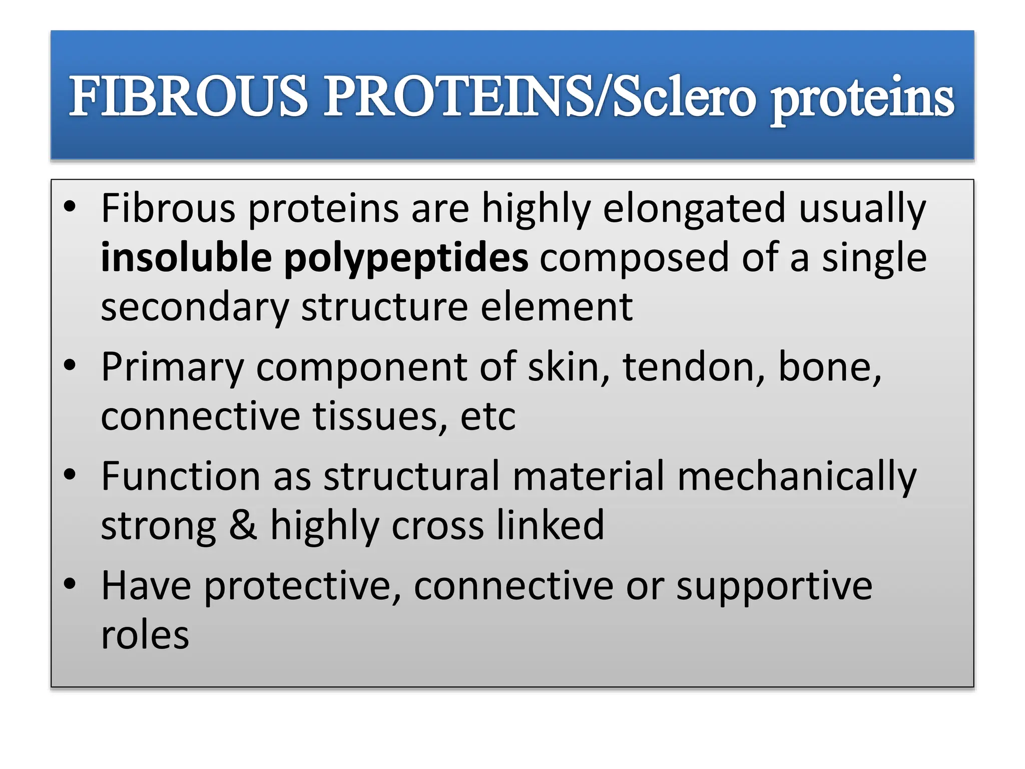 lec -6 FIBROUS PROTEINS.pptx BIOCHEMISTRTY SLIDES | PPTX