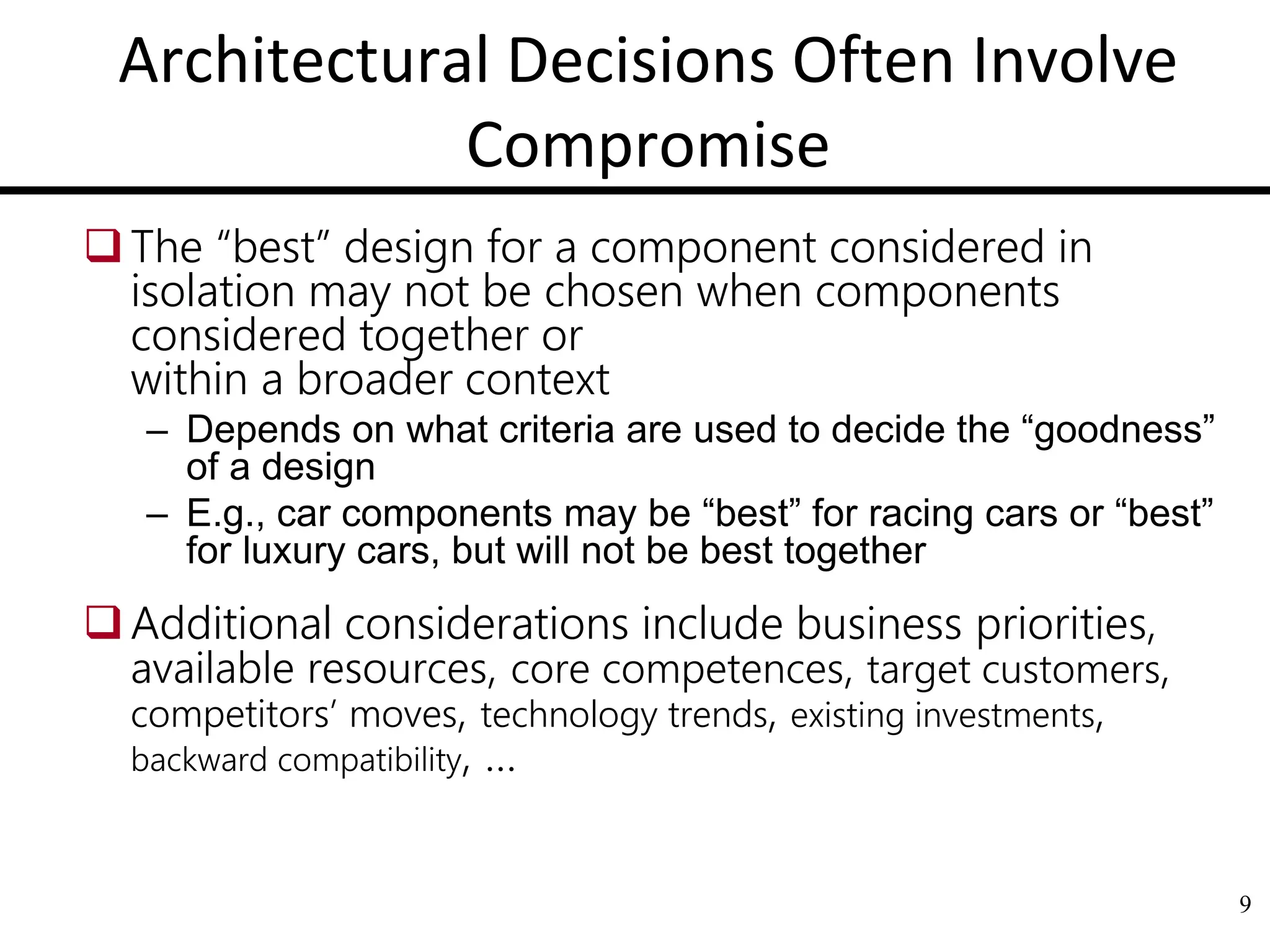 Software Architecture in Architecture design .ppt | Operating Systems ...