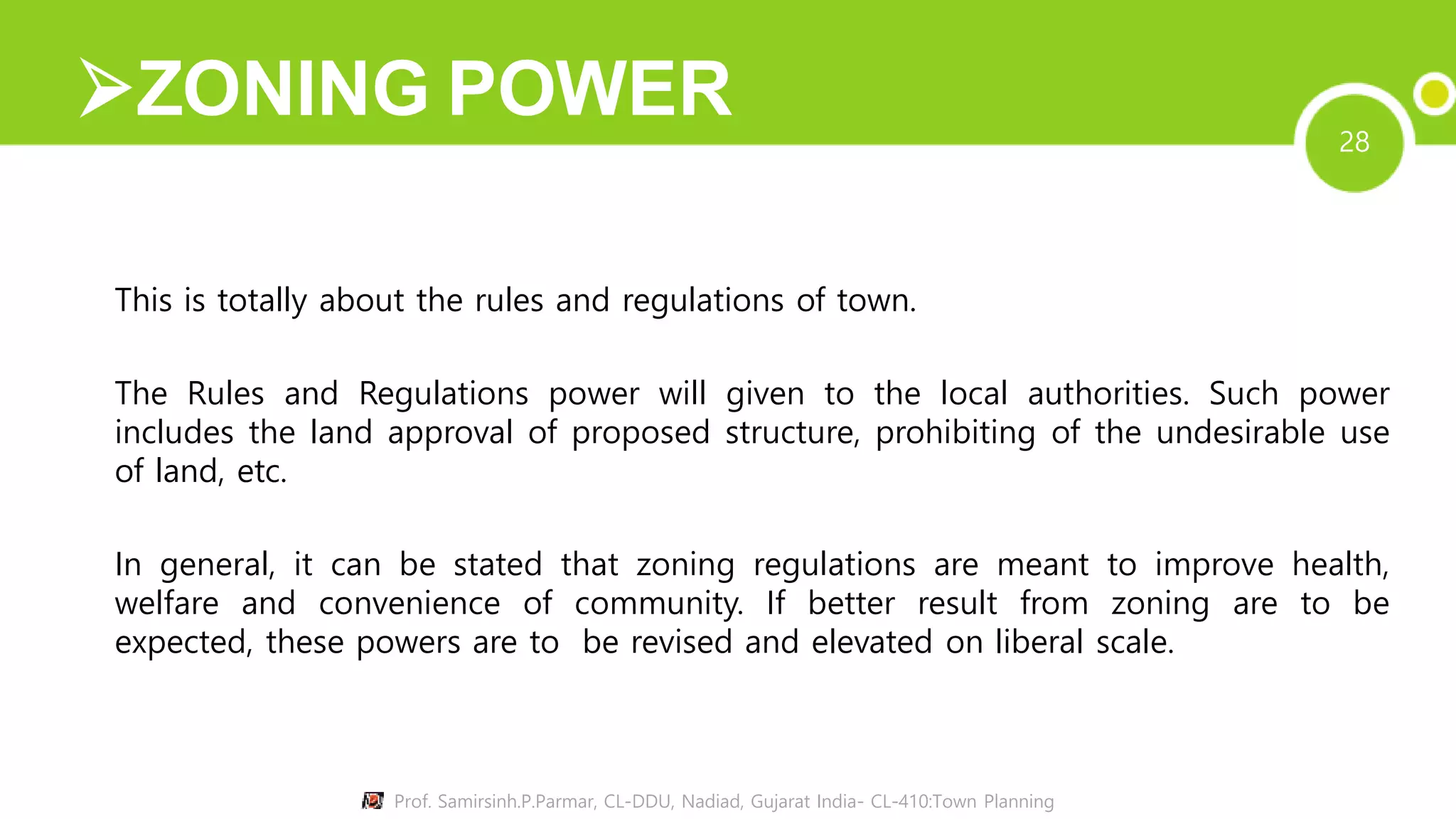 Lec -6 URBAN ZONING.pptx