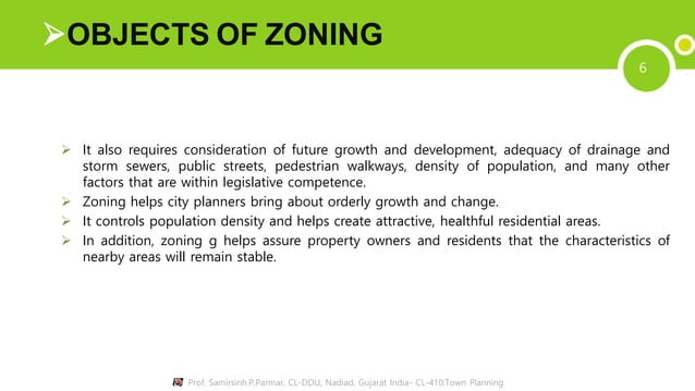 Lec -6 URBAN ZONING.pptx