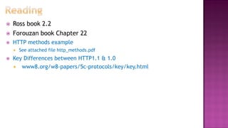 Lec 7(HTTP Protocol) | PPT