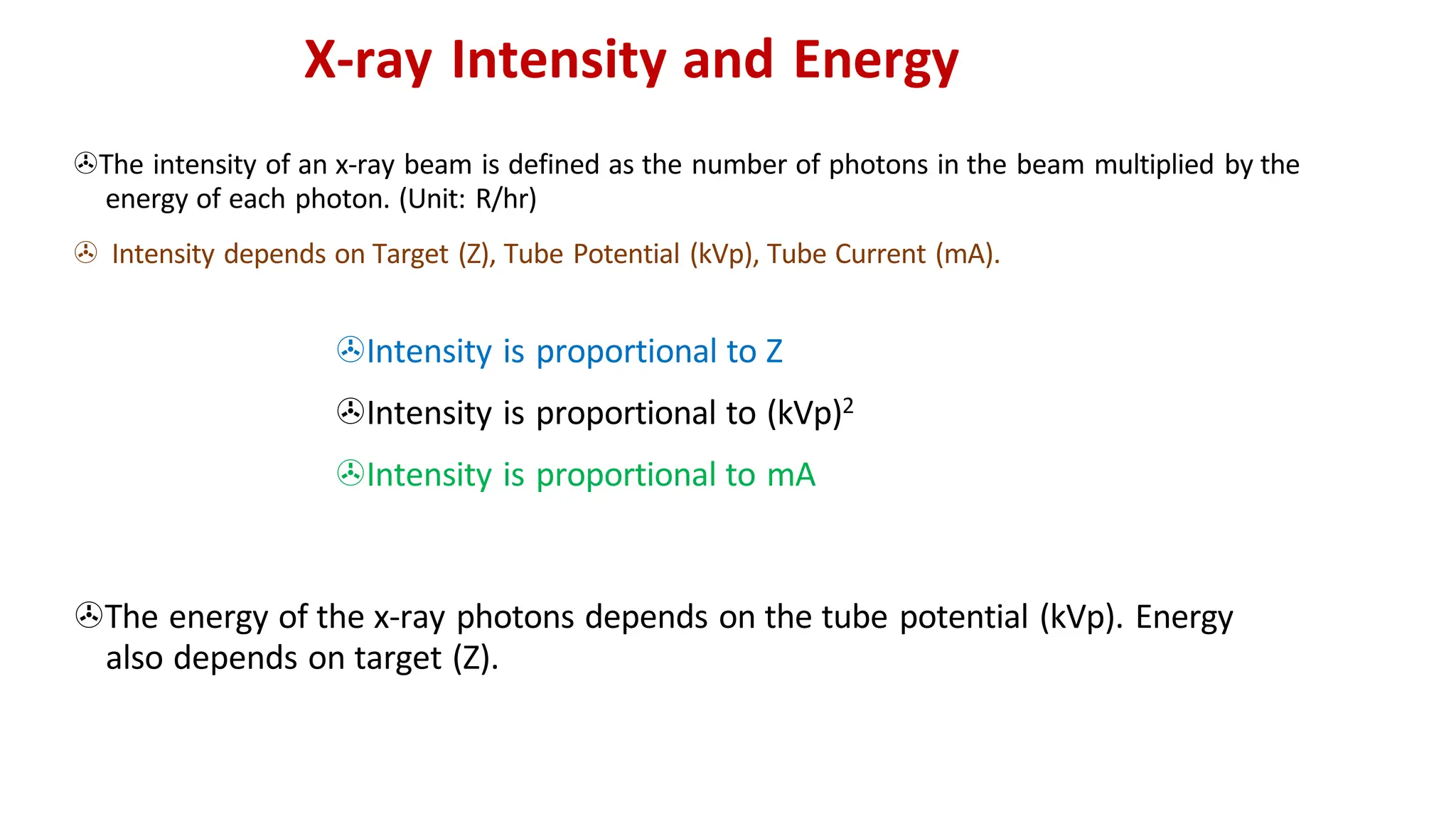 X-ray spectrum , target material , factors affecting x-ray beam.pptx