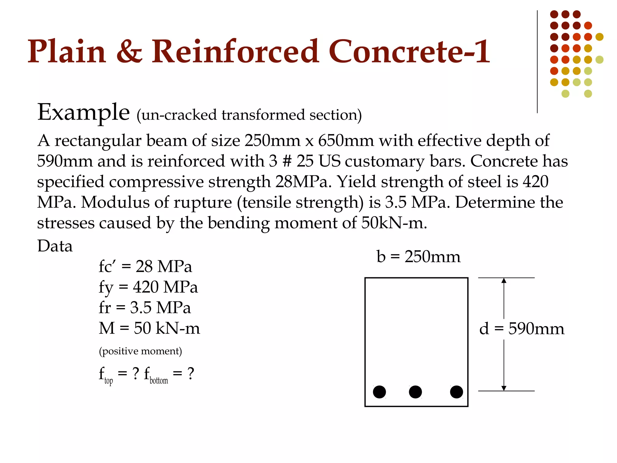 Lec 7-flexural analysis and design of beamns | PPT