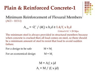Lec 7-flexural analysis and design of beamns | PPT