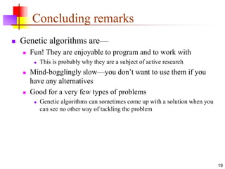 Lec 7 genetic algorithms | PDF