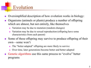 Lec 7 genetic algorithms | PPT
