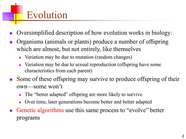 Lec 7 genetic algorithms | PPT