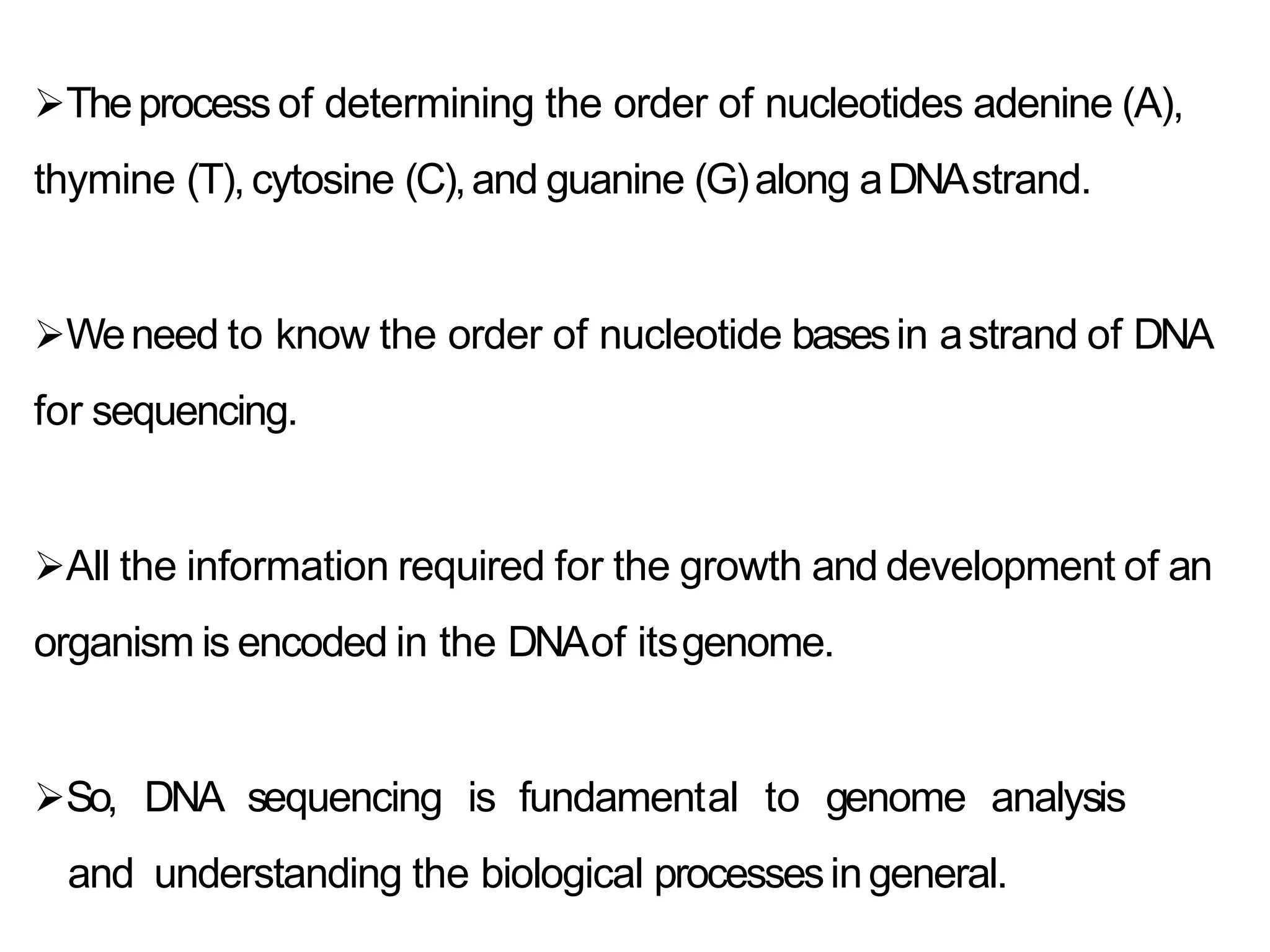 Lec-7 Methods of DNA sequencing.pptx amrk | PPT