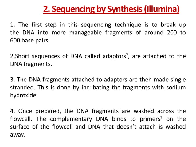 Lec-7 Methods of DNA sequencing.pptx amrk | PPT