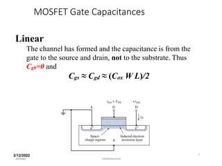 Lecture-7_MOS-Capacitance Gate and parasitic | PPTX