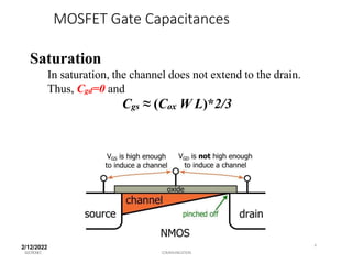 Lecture-7_MOS-Capacitance Gate and parasitic | PPTX