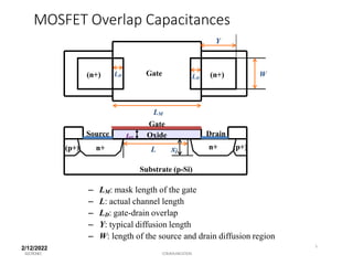 Lecture-7_MOS-Capacitance Gate and parasitic | PPTX