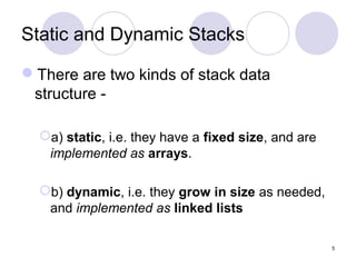 Algo>Stacks | PPT