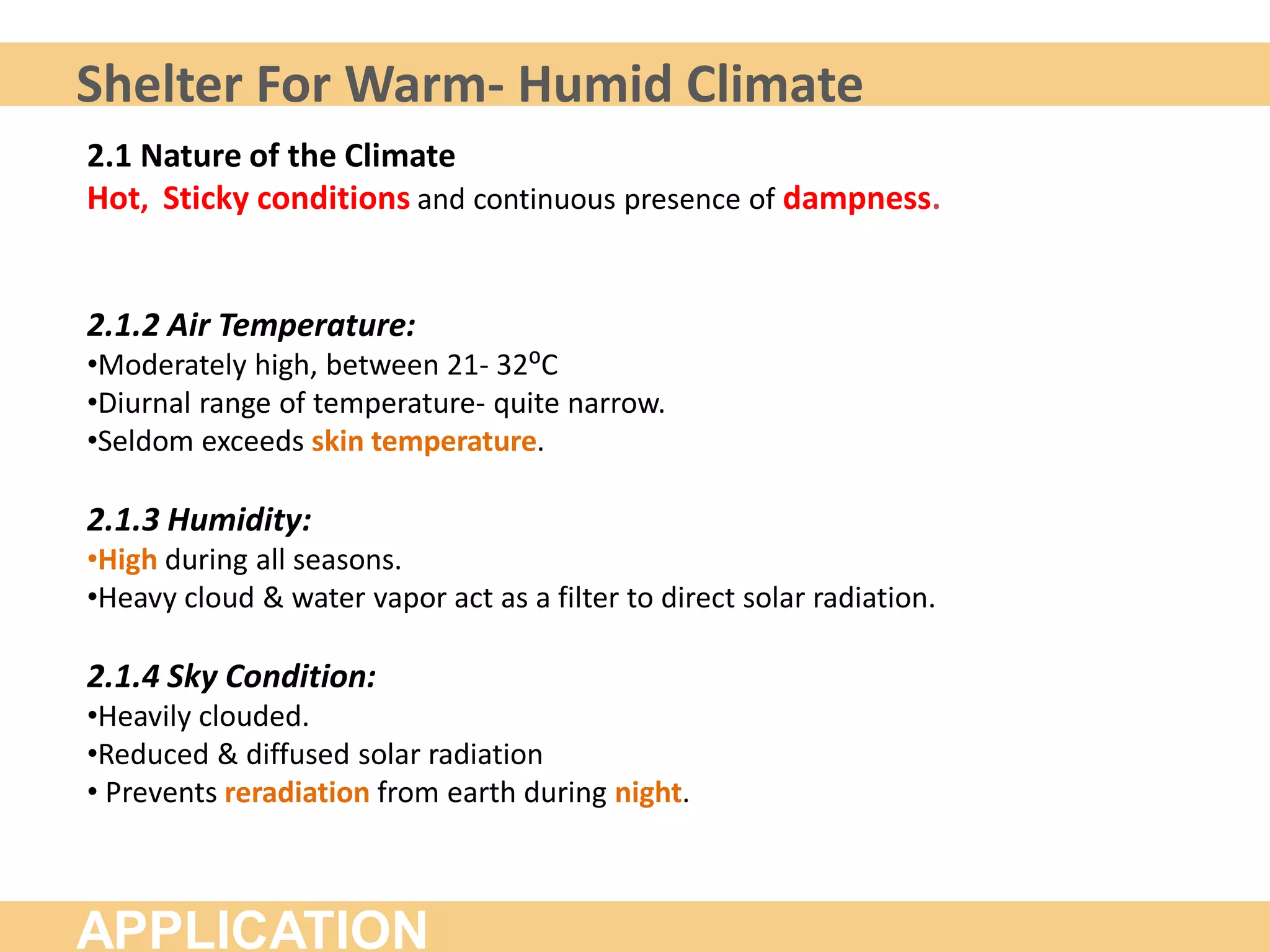 Shelter for warm-humid climate | PDF