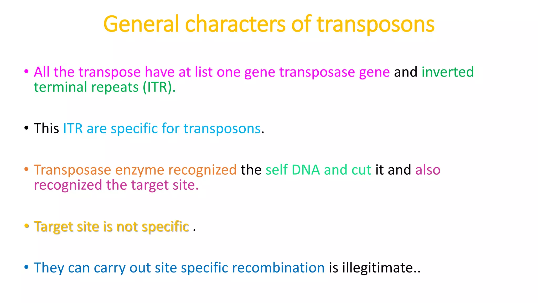 Transposons | PPT