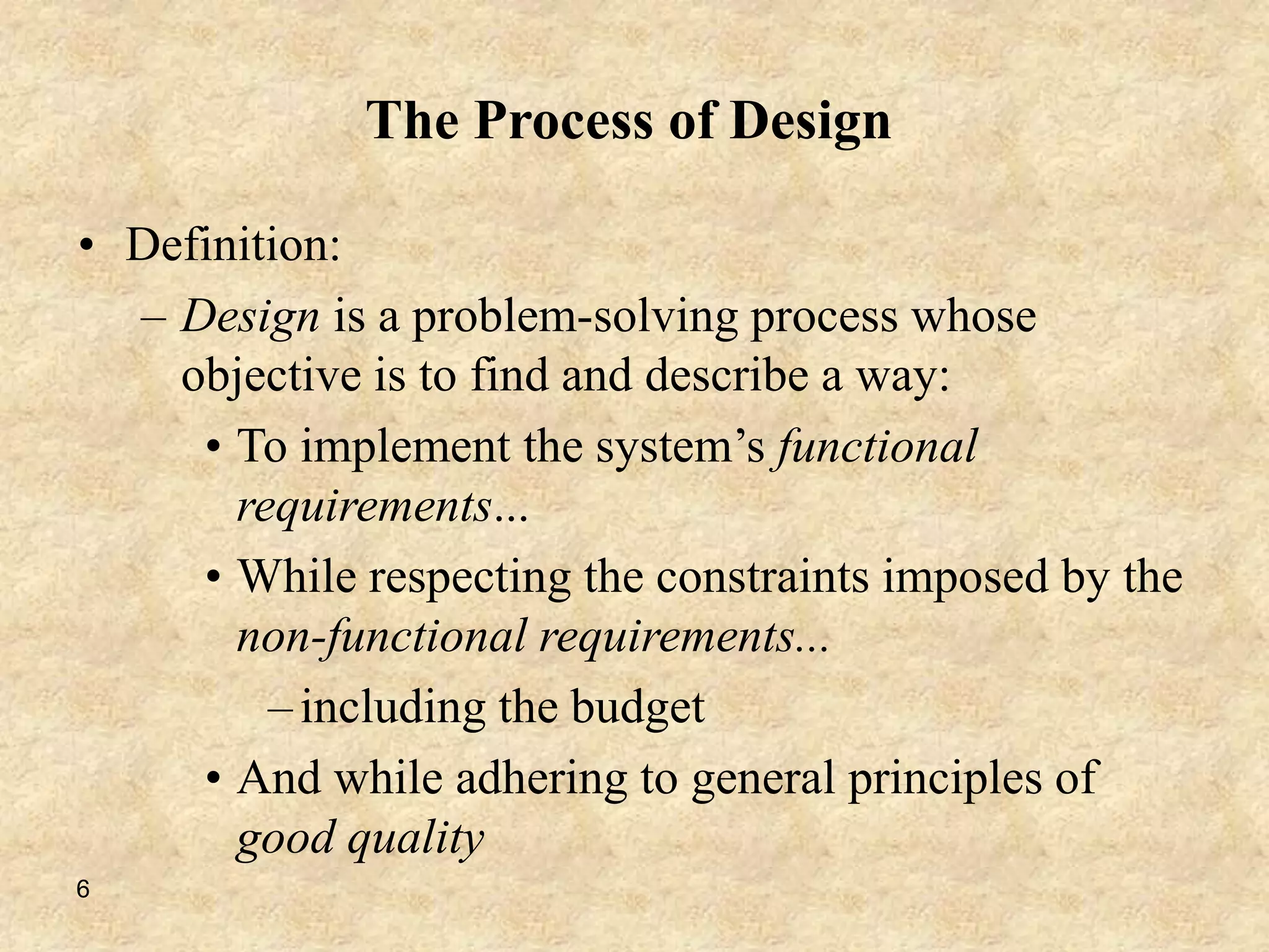 Software Engineering Lec 8-design- | PPT | Computer Software and Applications | Computing