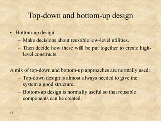 Software Engineering Lec 8-design- | PPT | Computer Software and Applications | Computing