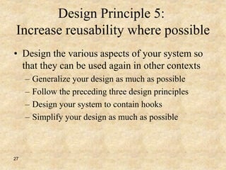 Software Engineering Lec 8-design- | PPT | Computer Software and Applications | Computing