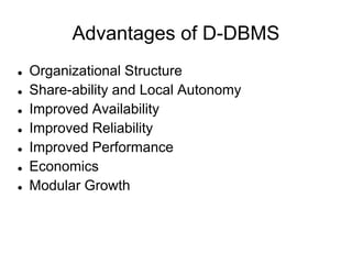 Lec 8 (distributed database) | PPT