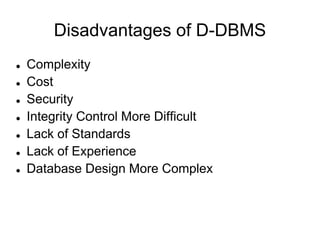 Lec 8 (distributed database) | PPT
