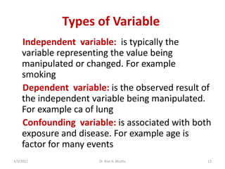 Lec. biostatistics introduction | PPTX