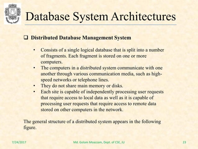 Database System Architecture | PPT