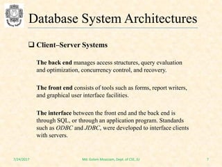 Database System Architecture | PDF