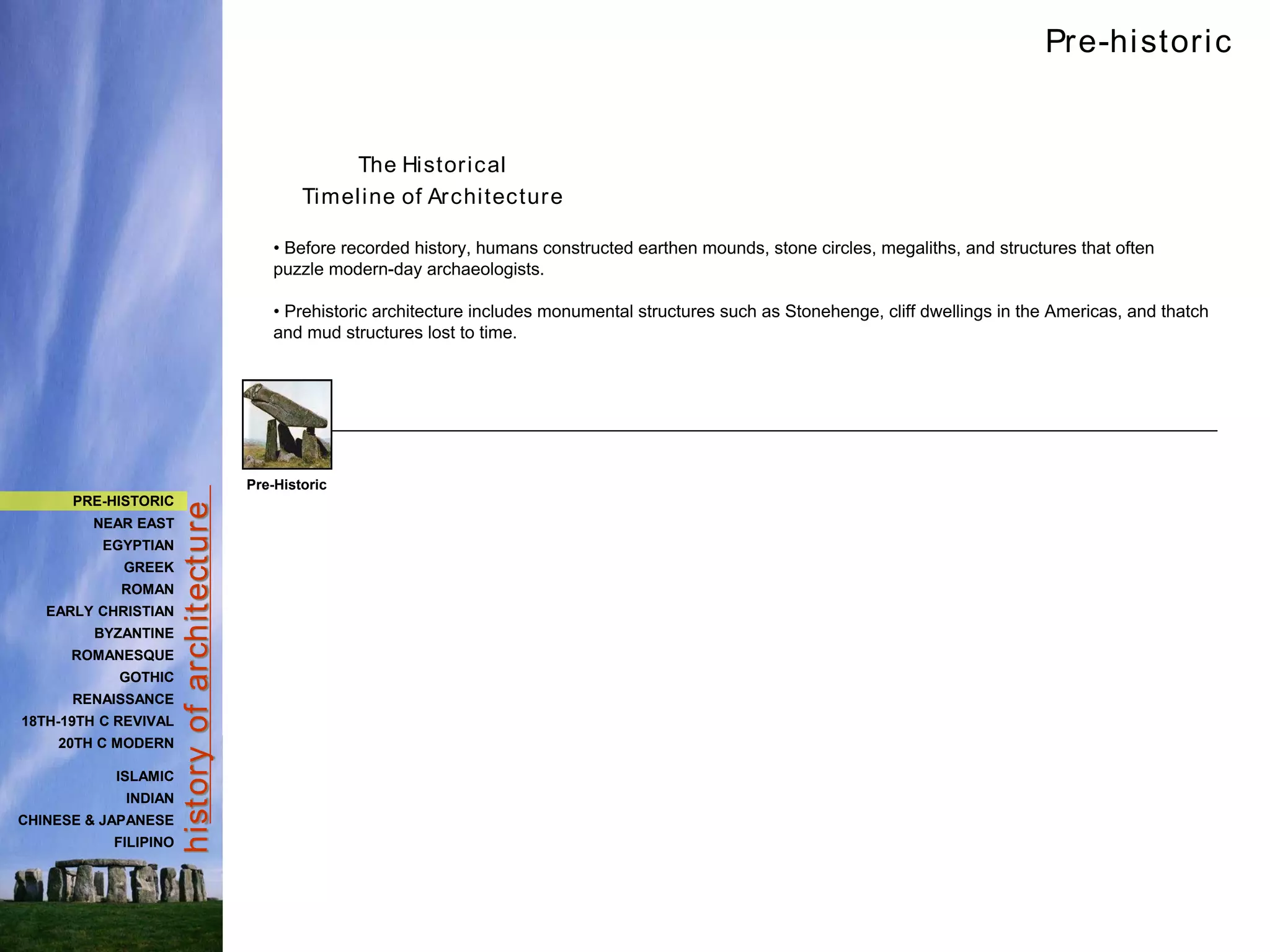 Lec-I_Prehistoric Architecture.pdf