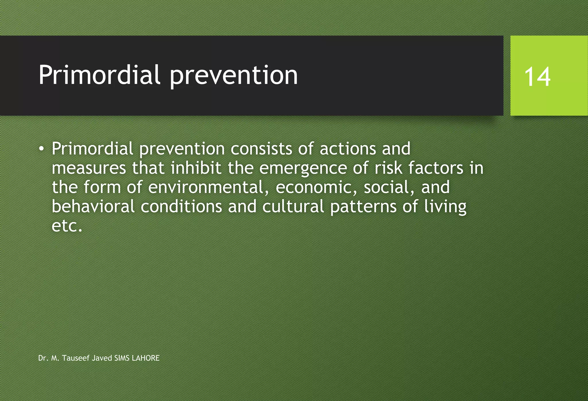 Lec levels of prevention intervention 2021 | PPT