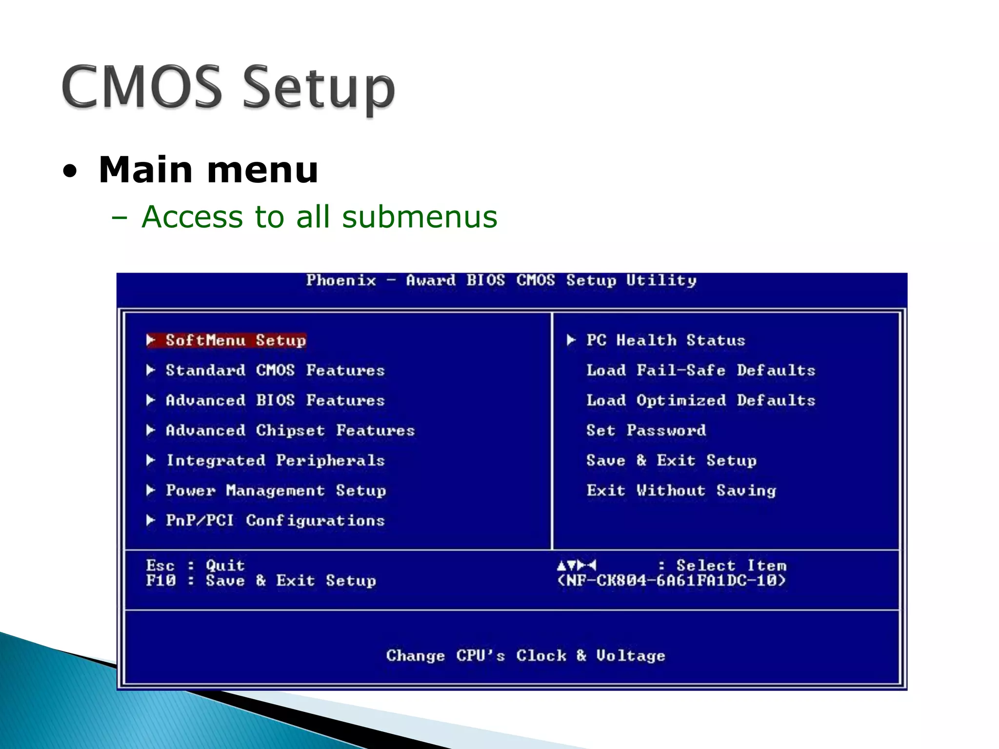 Lec post , bios , cmos | PPT