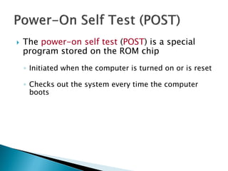 Lec post , bios , cmos | PPT