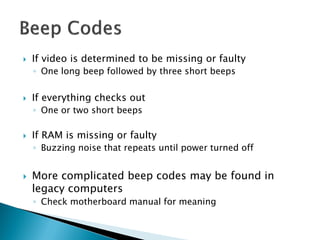 Lec post , bios , cmos | PPT