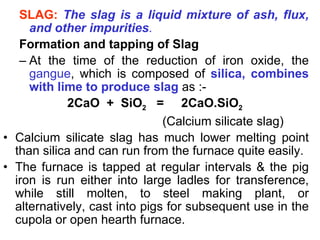 Lec Smelting Of Iron | PPT