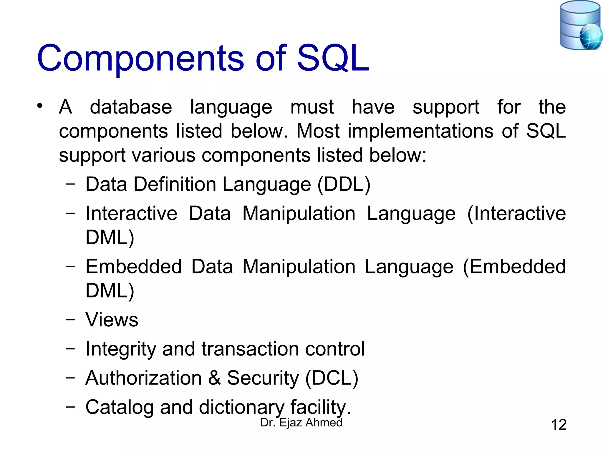 SQL Queries | PPT | Databases | Computer Software and Applications