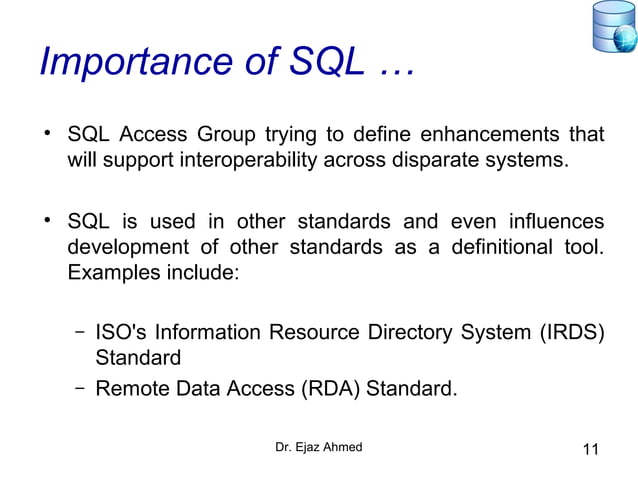 SQL Queries | PPT | Databases | Computer Software and Applications