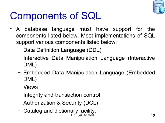 SQL Queries | PPT | Databases | Computer Software and Applications