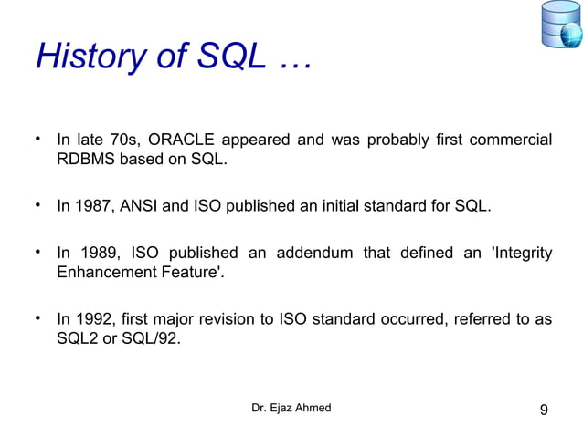 SQL Queries | PPT | Databases | Computer Software and Applications