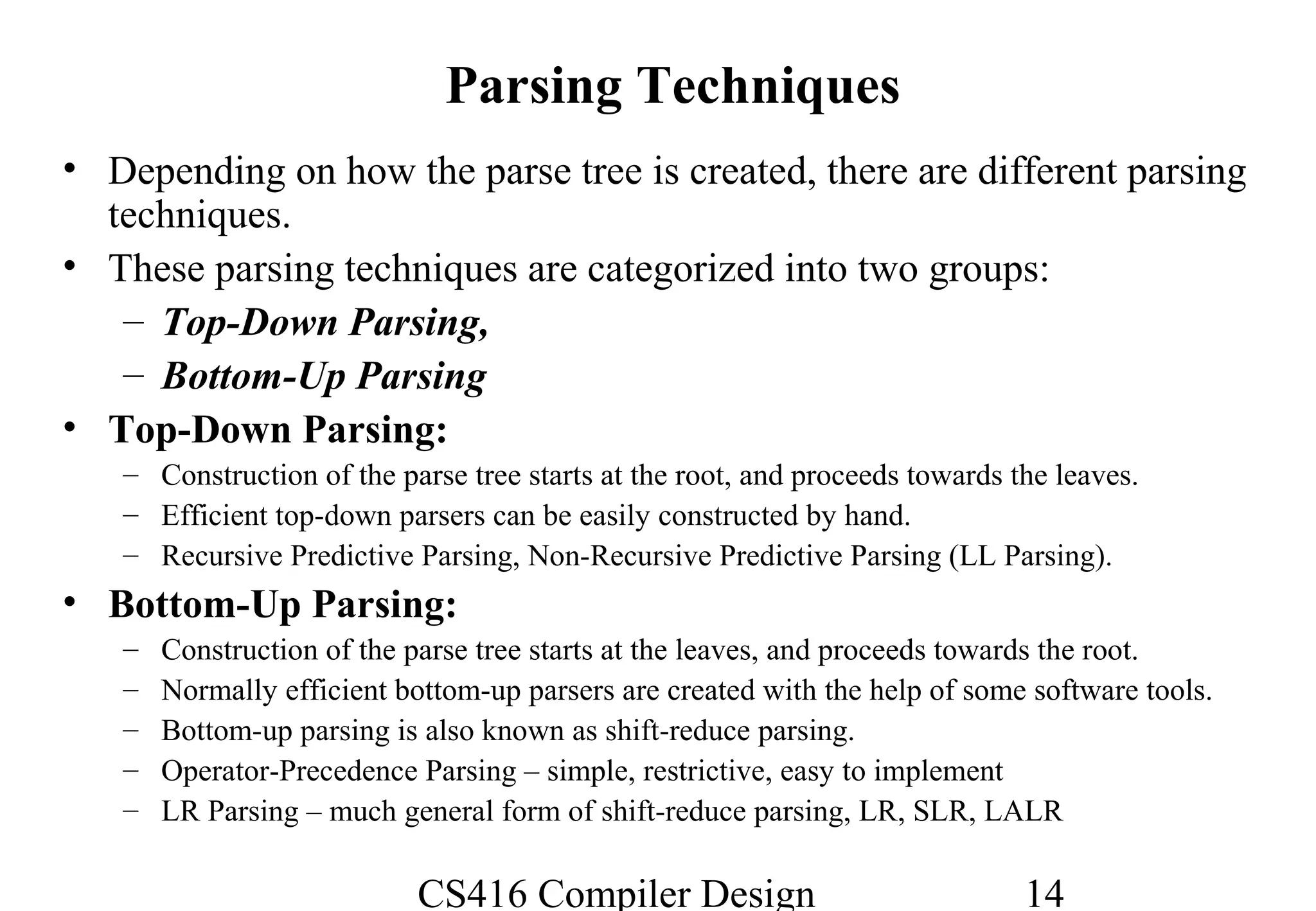 Compiler Design | PPT