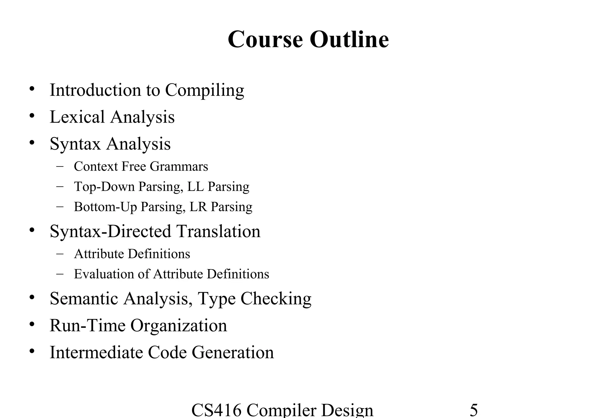 Compiler Design | PPT