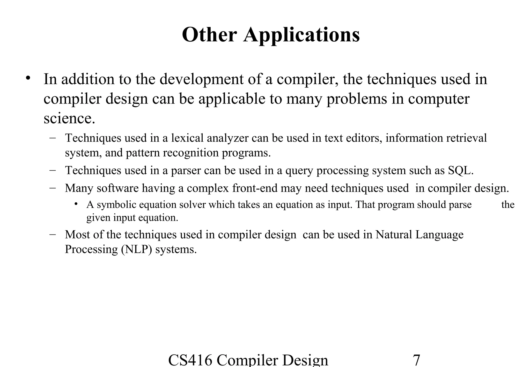 Compiler Design | PPT