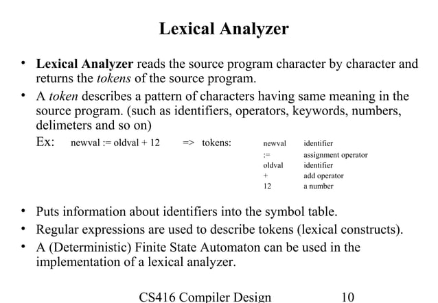 Compiler Design | PPT