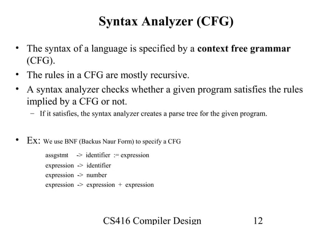 Compiler Design | PPT
