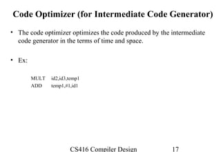 Compiler Design | PPT
