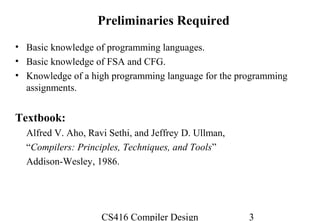 Compiler Design | PPT