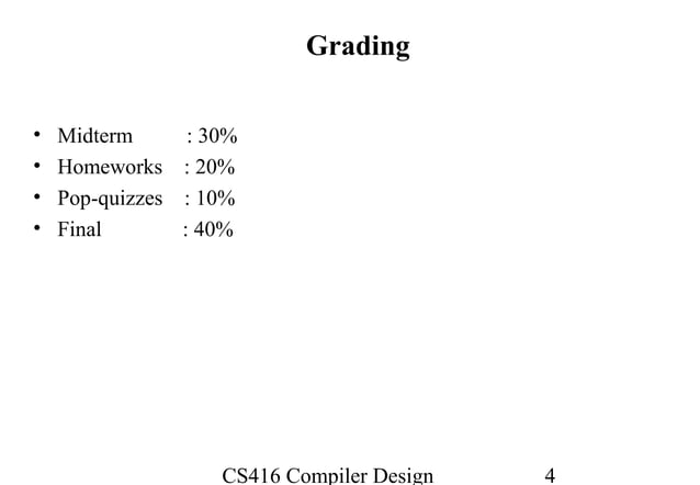Compiler Design | PPT