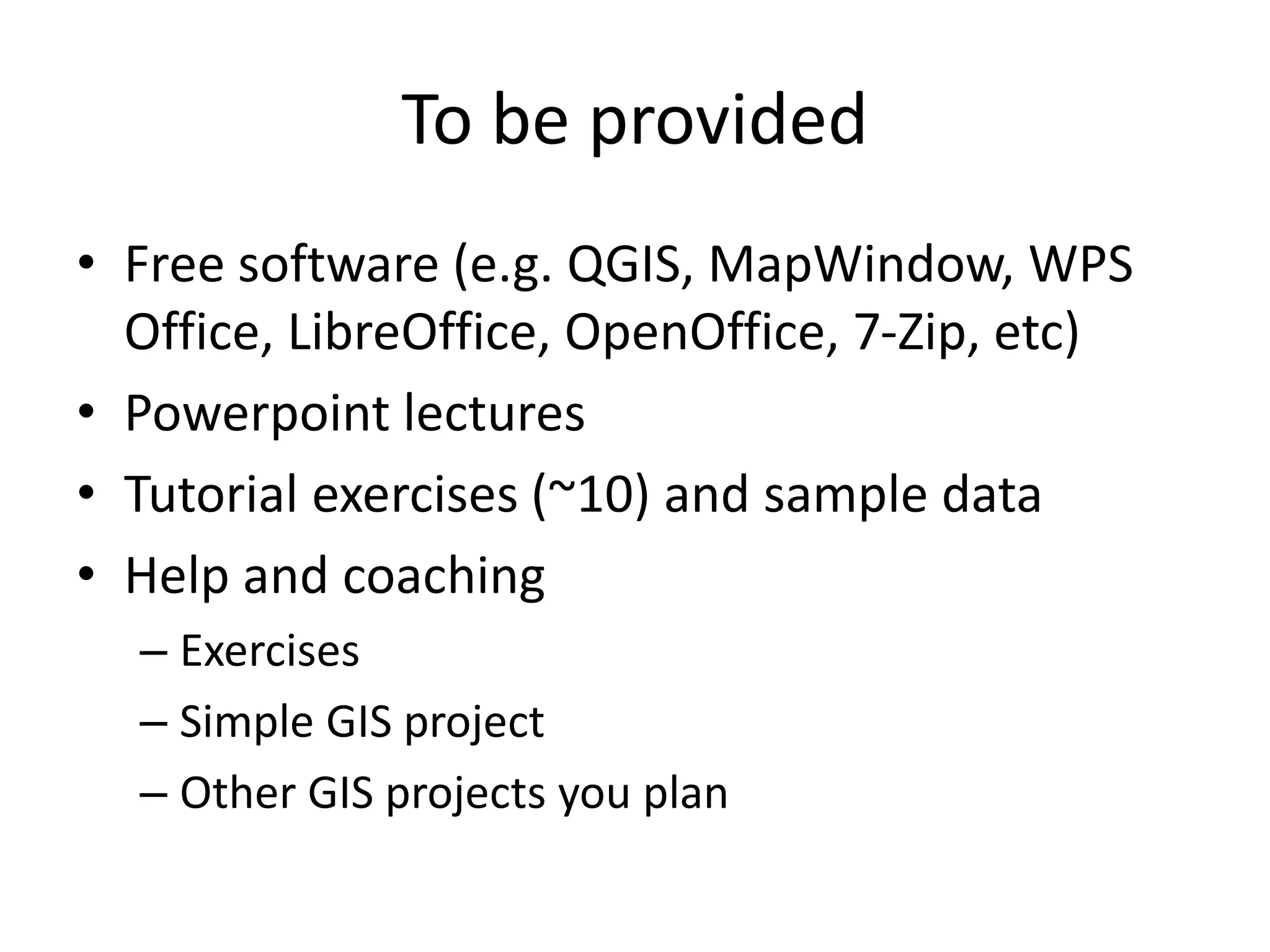 Lecture on GIS Workshop Overview_TROPX.ppt